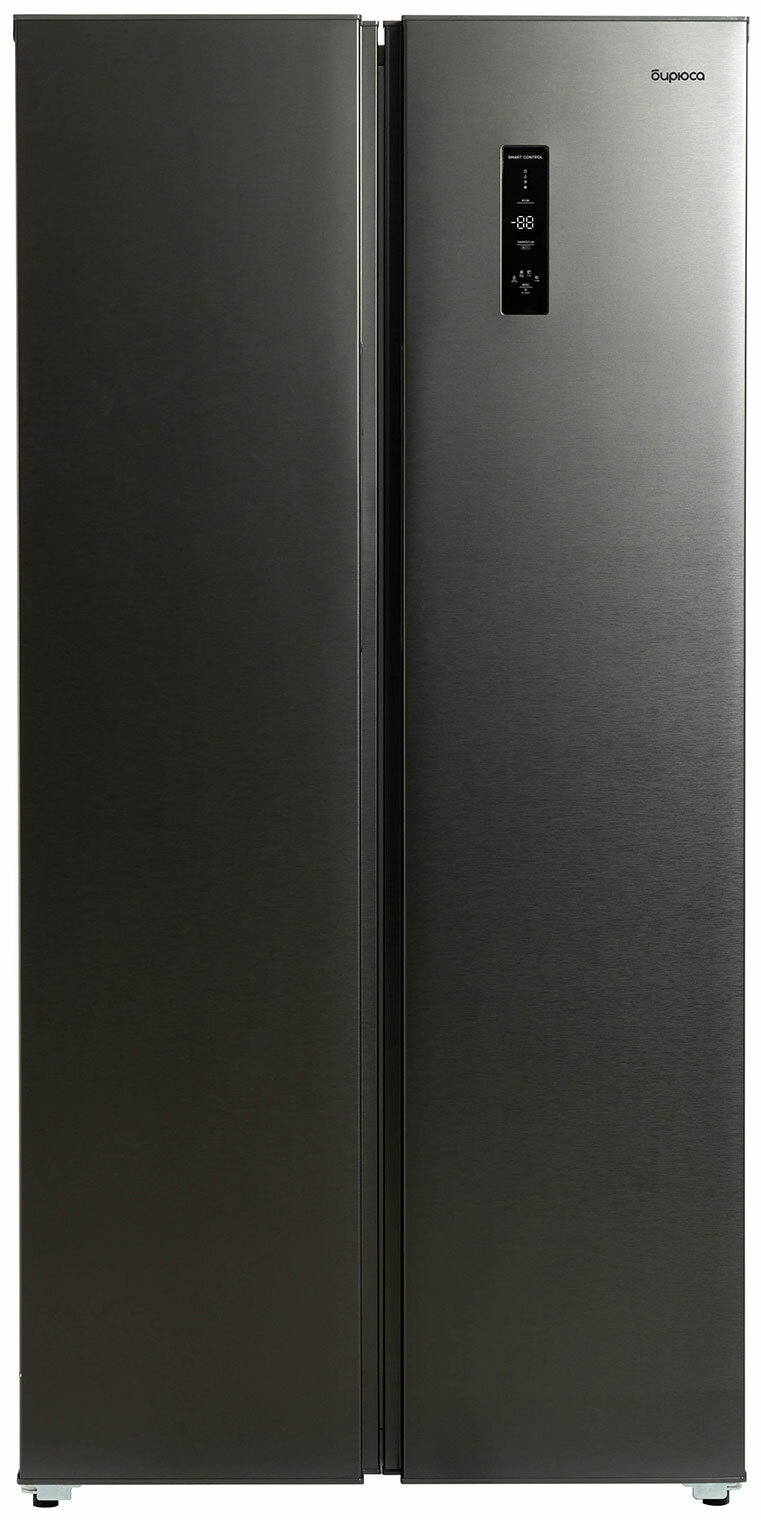 Холодильник Side-by-Side Бирюса 400 DI No frost, темно-серый