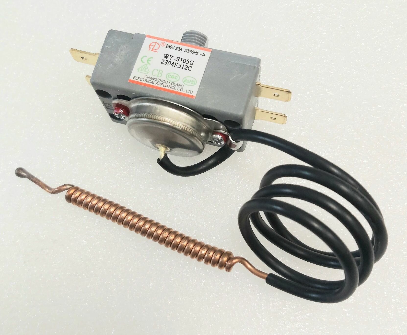 Термостат защитный WYS105C клеммы 4шт фастоны.