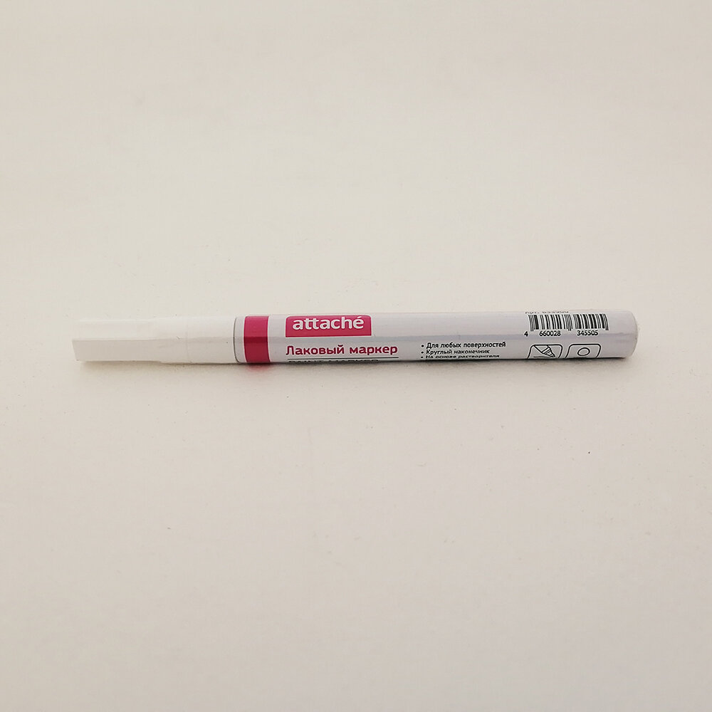 Маркер Белый Для ПВХ и Ткани 1шт