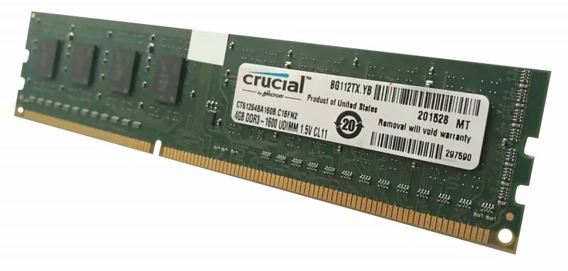 Оперативная память Crucial CT51264BA160B. C16FN2 DDRIII 4Gb