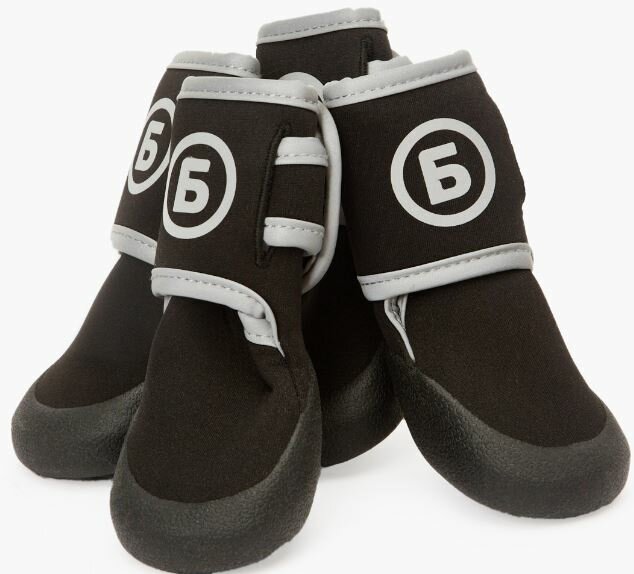 Барбоски боты для собак для прогулки, резиновая подошва, размер XS