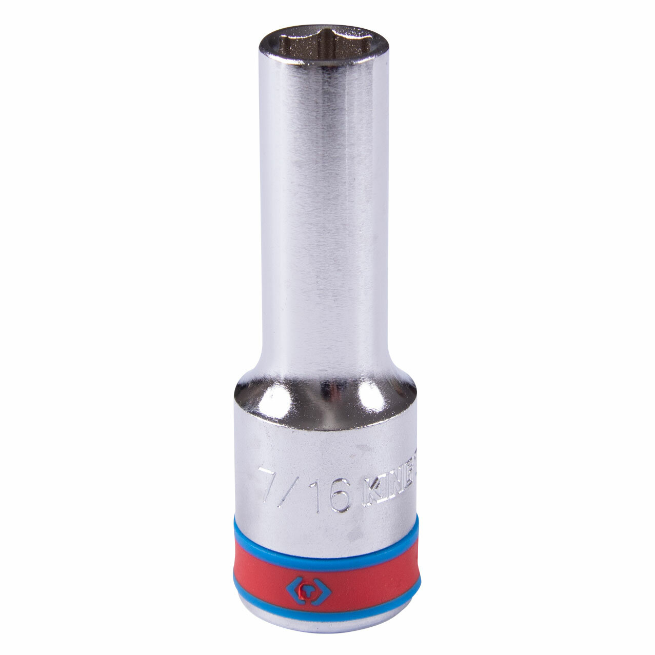 Головка торцевая глубокая шестигранная 1/2", 7/16", дюймовая KING TONY 423514S