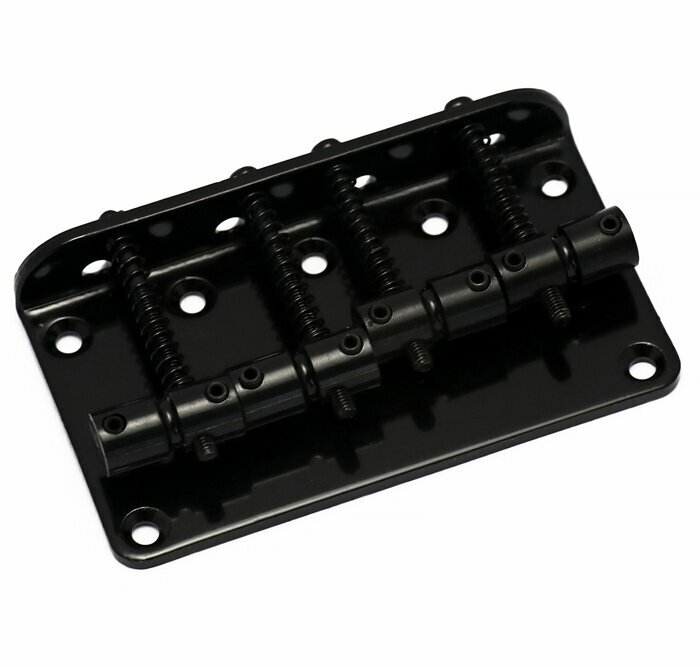 Бридж для 4-струнной бас-гитары PARTSLAND BB-01-BK, черный