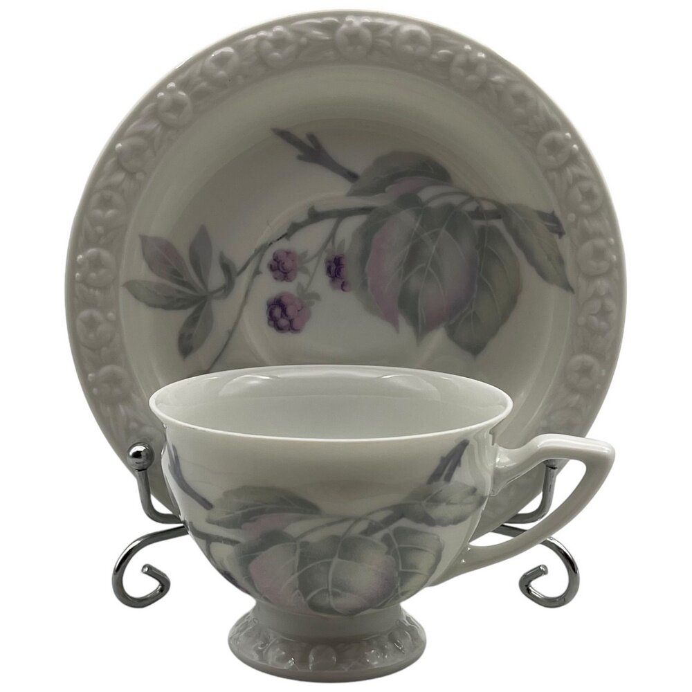 Кофейная пара "Ежевика", фарфор, 1974-1982 гг, Classic Rose, Мария, Rosenthal, Германия