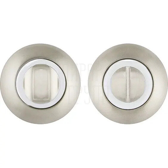 Ручка поворотная Ajax (Аякс) BK6 JR матовый никель + хром