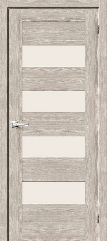 Межкомнатная Дверь с Экошпоном Bravo Браво-23 Cappuccino Melinga / Magic Fog 700x2000мм (Полотно 1шт) / Браво.