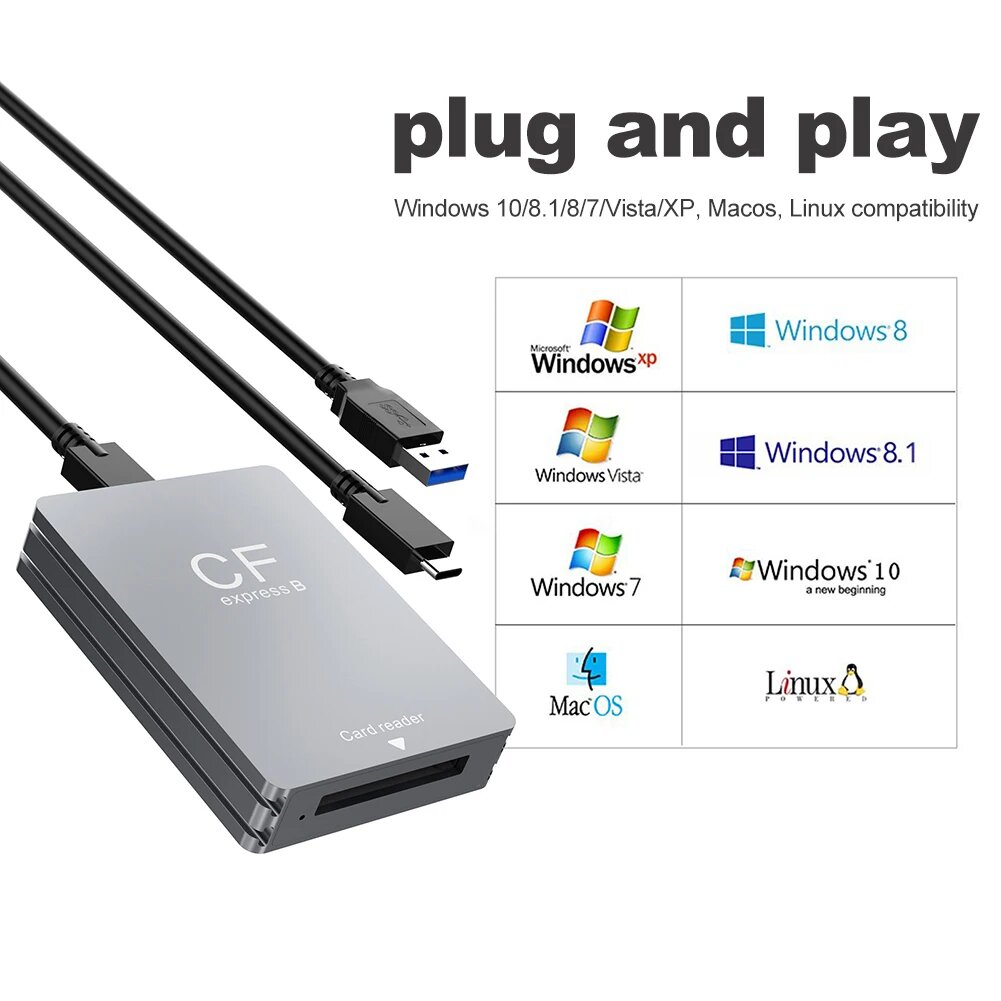 CFexpress Type B кард-ридер USB 3.2 — фото 1