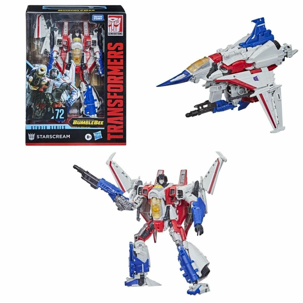 Трансформеры Hasbro Игрушка Studio Series SS72 Voyager Transformers: Bumblebee Starscream 6.5-inch (16.5cm) F0790