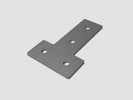 Т-соединитель 80х120В, паз 10, C31 / 2шт соберизавод / пластина крепежная