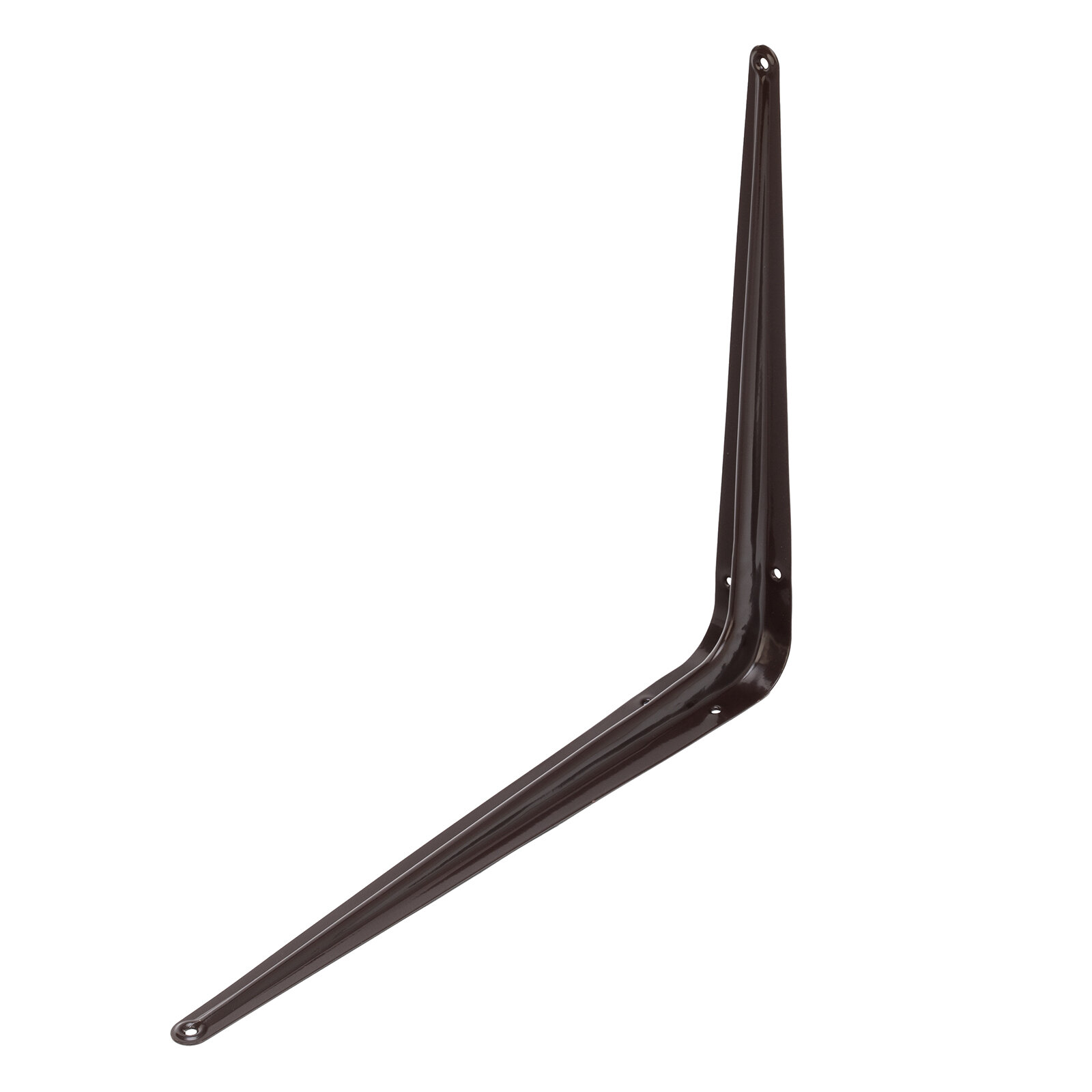 Кронштейн угловой Сибртех с ребром 300 х 350 мм коричневый 94028