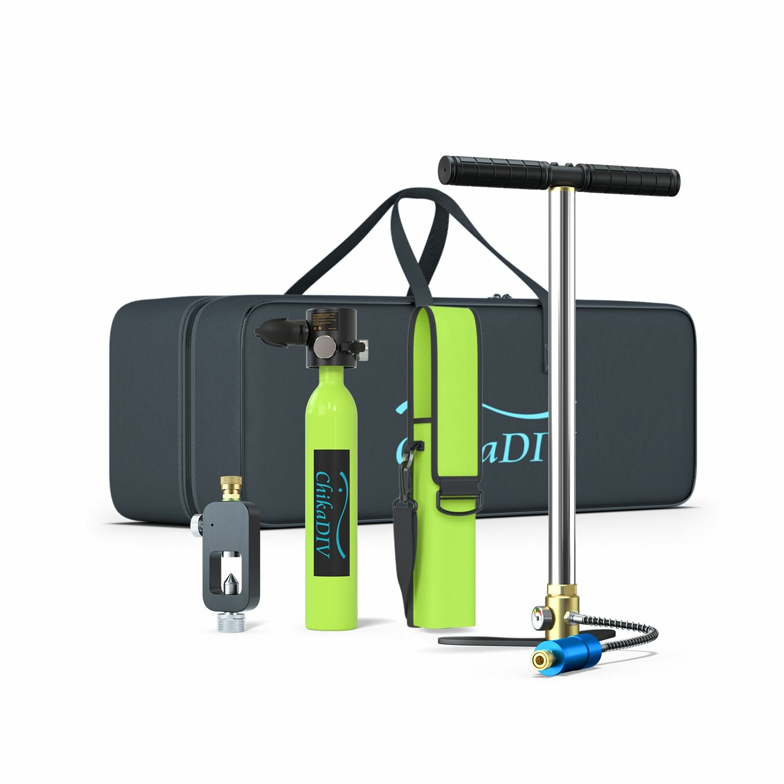 Приключенческий набор для подводного плавания с аквалангом - маленький, объемом 0,5 литра