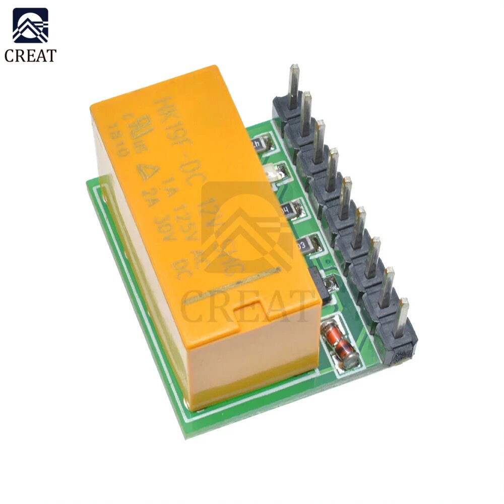 Релейный модуль HK19F-DC 12V DPDT
