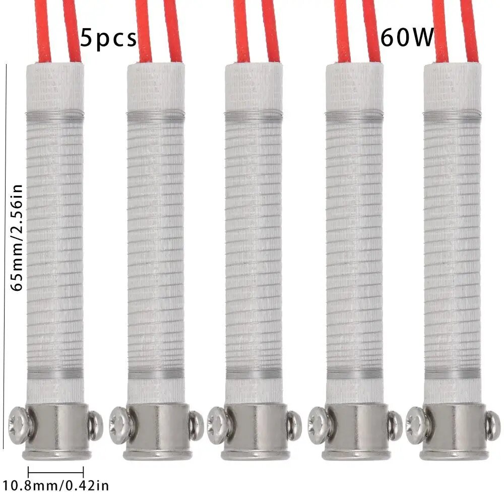 Внешний нагревательный элемент для паяльника 220В 30/40/60Вт 5pcs-60W