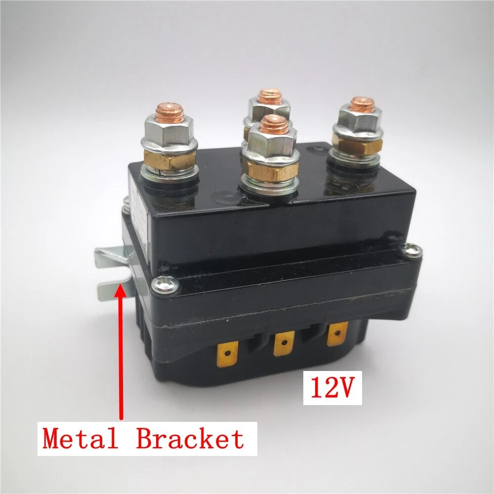 Электромагнитное реле для лебедки, 12 В, 500 А, переключатель постоянного тока, 4x4, для лодок, квадроциклов, для джипов, BMW, BENZ, AUDI, PEUGEOT, VW SEAT, LADA, TOYOTA 12V