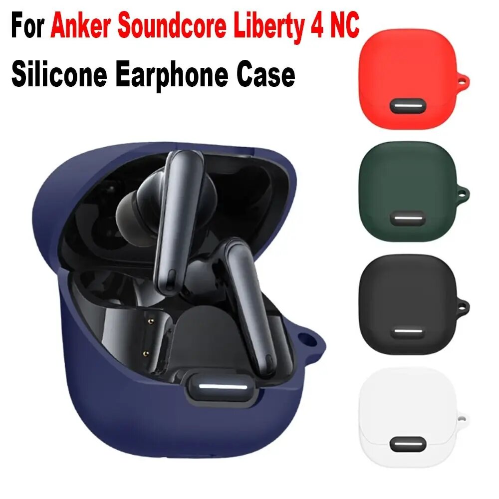 Силиконовый чехол для наушников Anker Soundcore Liberty 4 NC Dark Blue-