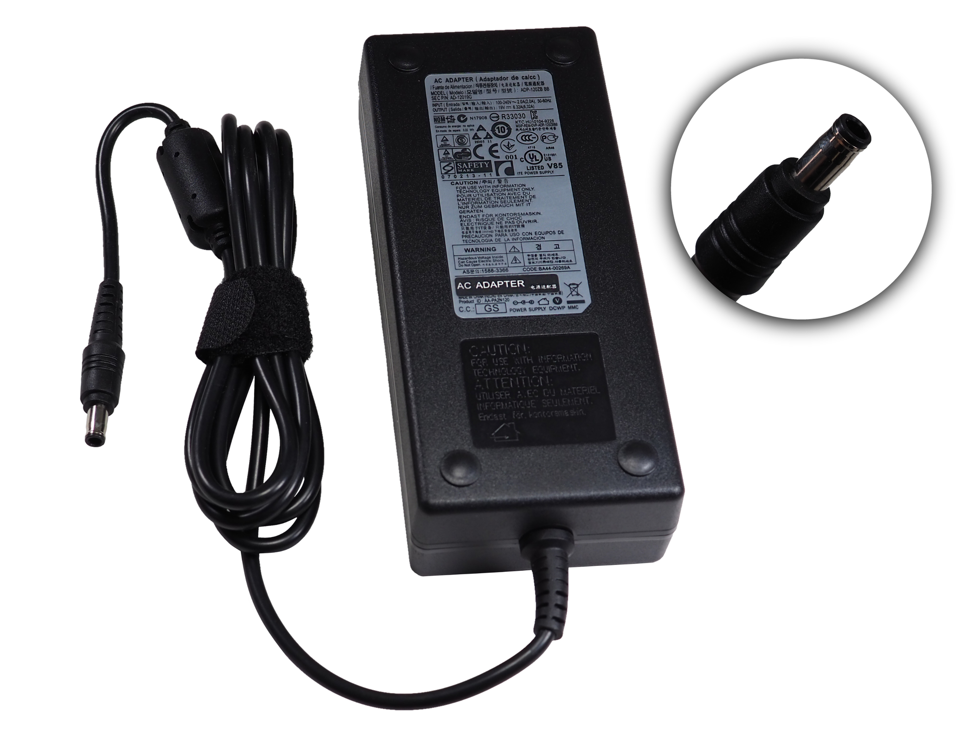 Сетевой адаптер блок питания для моноблока SAMSUNG PA-1121-98 AD-12019A AA-PA2N120 19V-6.32A