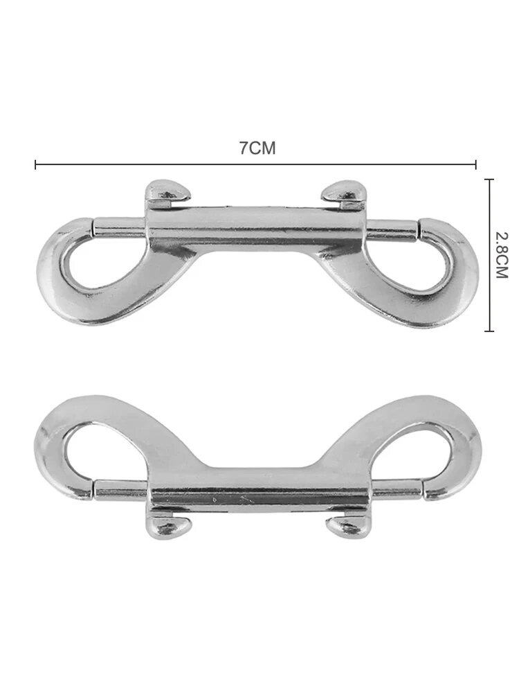 Двухсторонние защелкивающиеся крючки для болтов сверхмощная триггерная цепь морские металлические зажимы для фермерского использования водный поводок для ведра и собаки