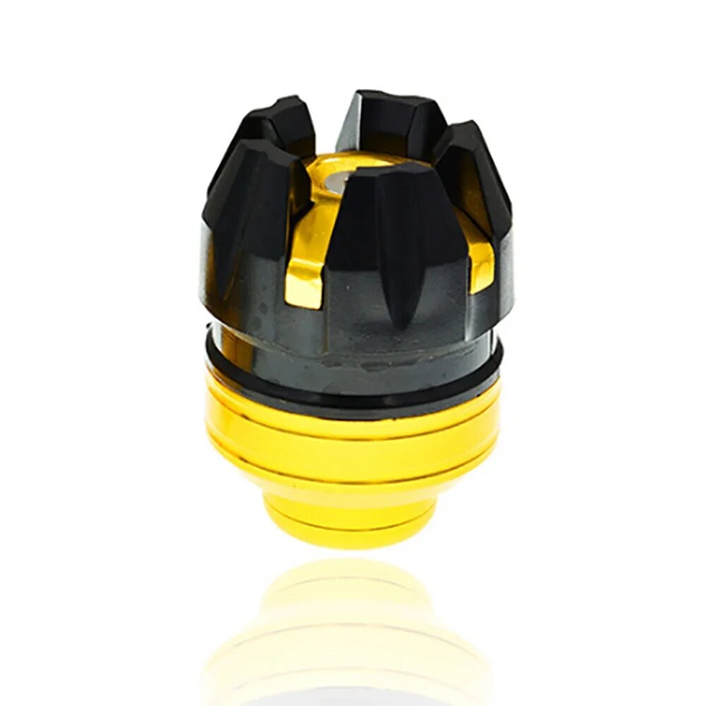 Противоударная Шестигранная вилка для мотоцикла, скутера, колпачка вилки для защиты от падения, защитные противоударные прокладки для мотоцикла, ползунок рамы gold