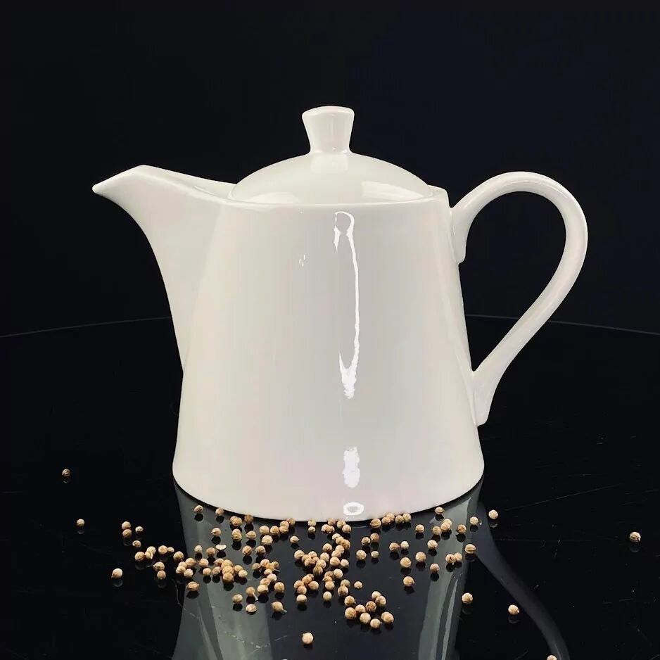 Чайник заварочный Lenardi Bianco 1200мл фарфор