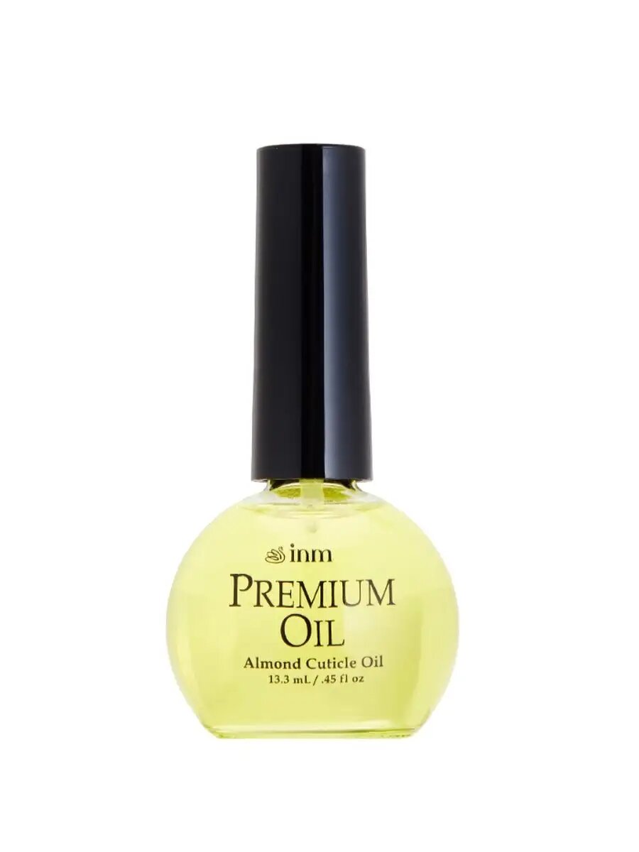 Масло для ногтей и кутикулы INM Premium Oil, миндаль, 13.3 мл