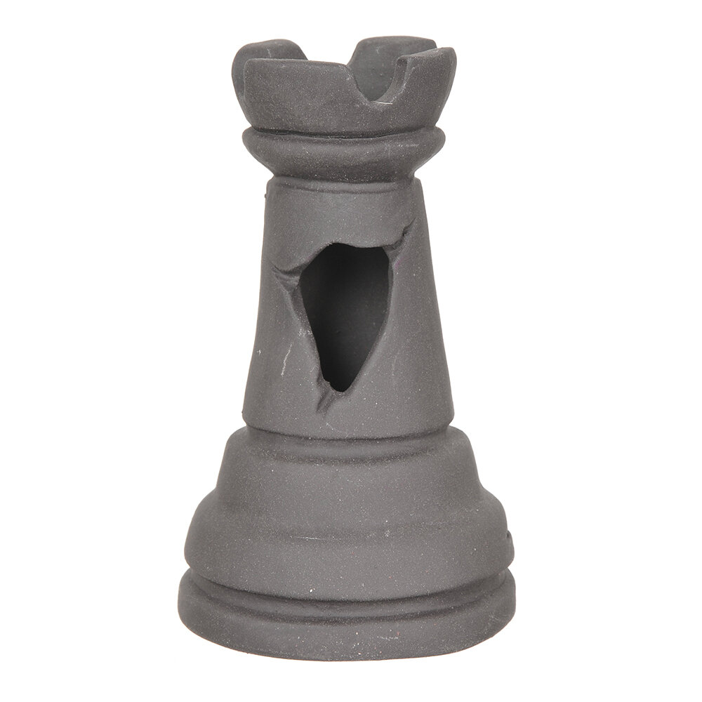 Декорация GLOXY Шахматная фигура Ладья черная 7х7х12см