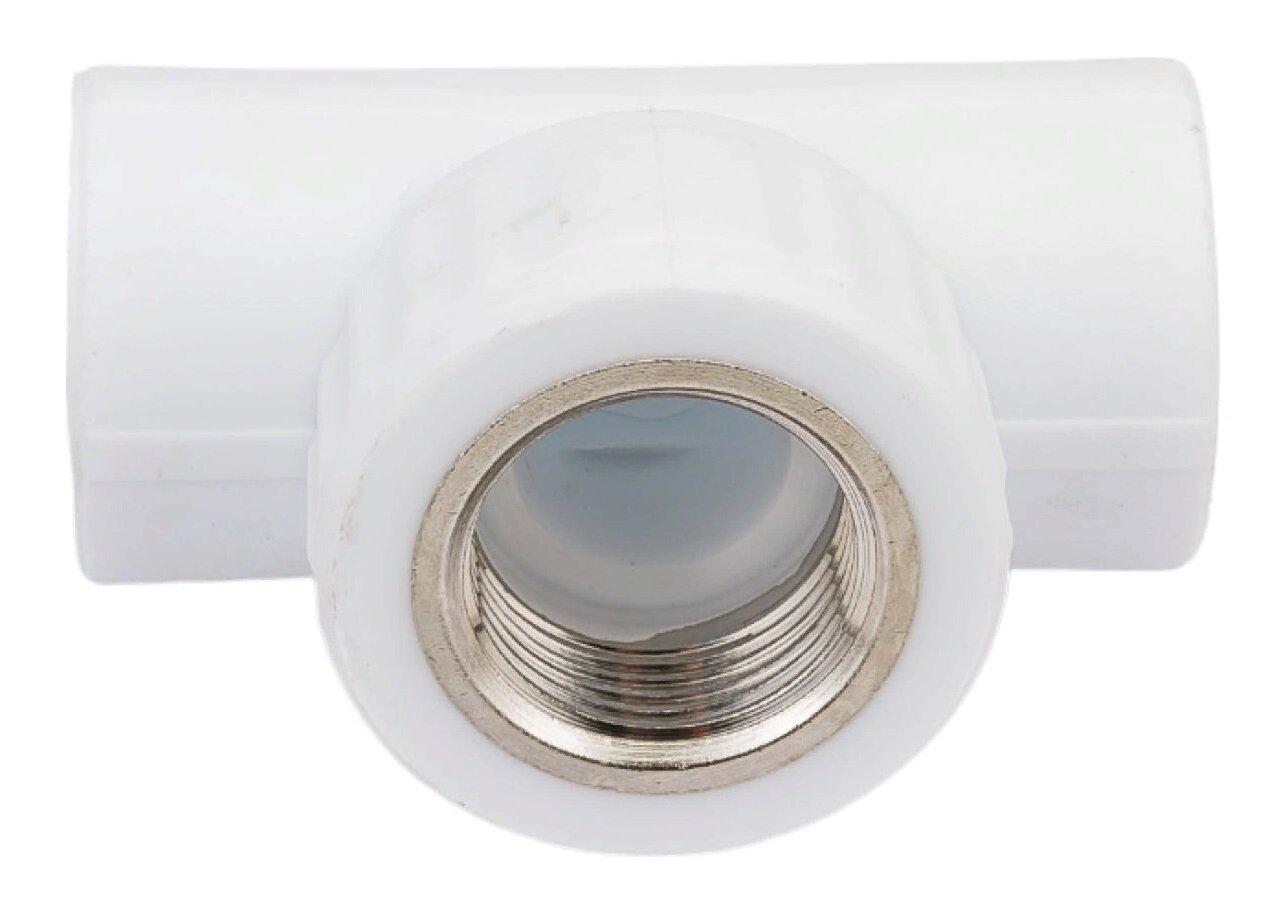 Полипропилен PRO-AQUA тройник д-32/32 гайку 1/2 PA24015