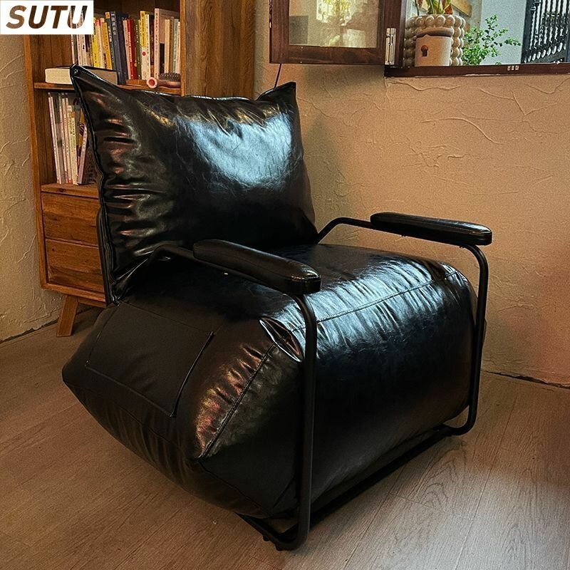 Кресло-диван с откидным верхом из эко-кожи