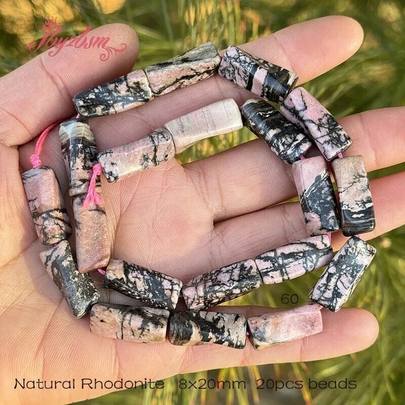 Бусины из натурального камня jbyzbsm Rhodonite