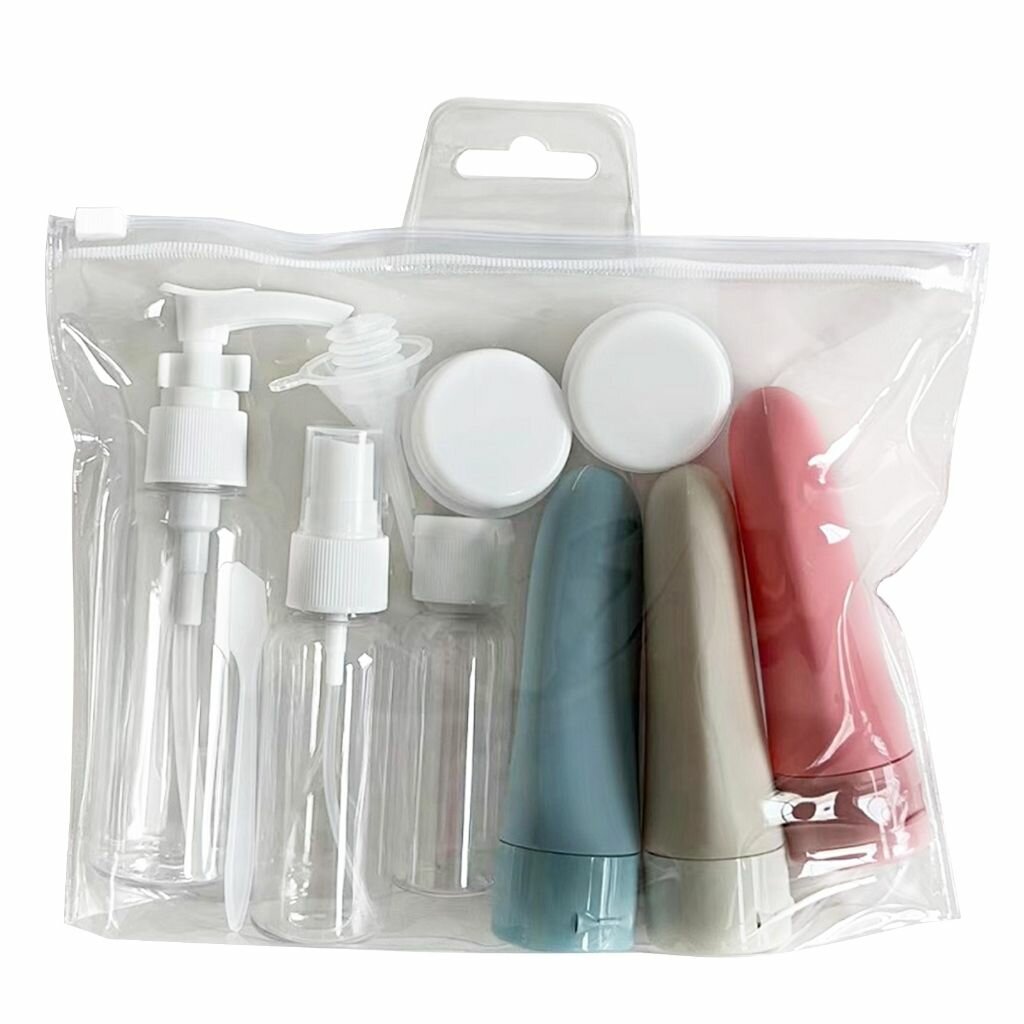 (набор из 11 предметов) Косметические флаконы разлиты по бутылкам-белые и скандинавские