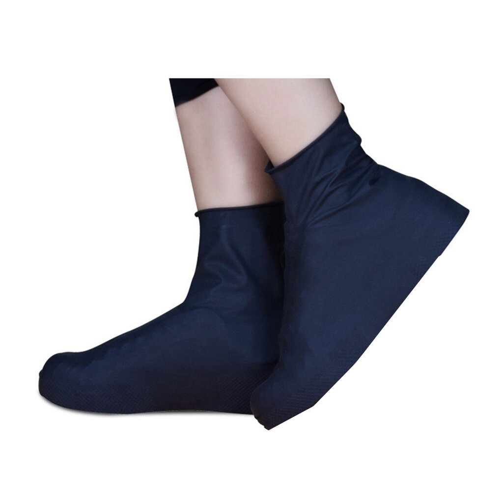 1 пара водонепроницаемых нескользящих силиконовых чехлов для обуви, износостойких унисекс, резиновых сапог