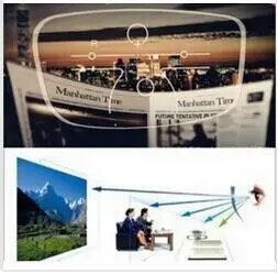 Прогрессивные линзы, сделанные из смолы, линзы свободной формы с широким углом фокусировки без линии для близорукости или пресбиопии, Индекс 1,56