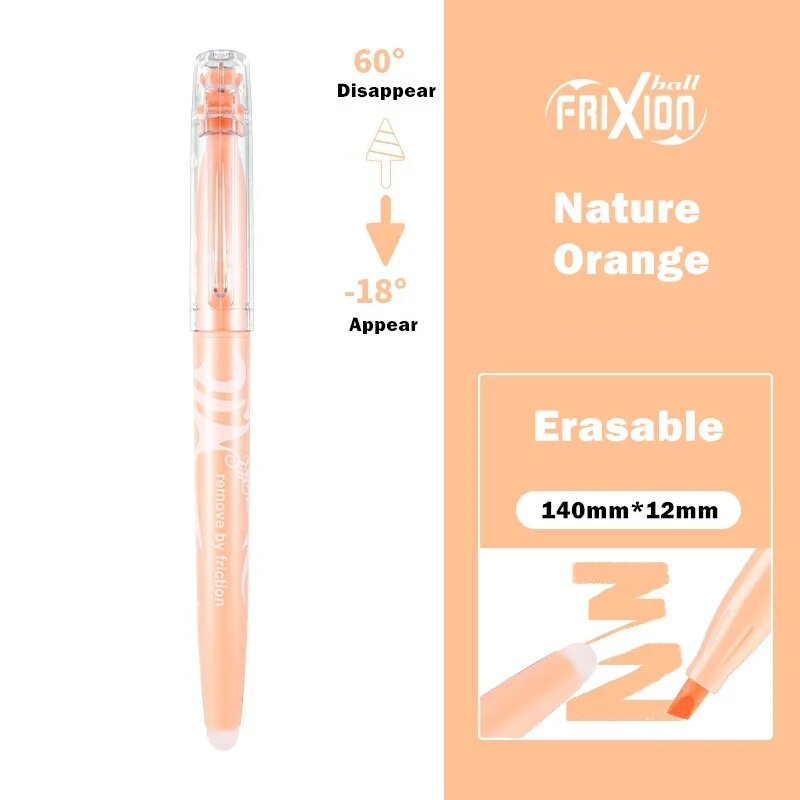 Стираемый маркер-подводка Frixion Nature Orange