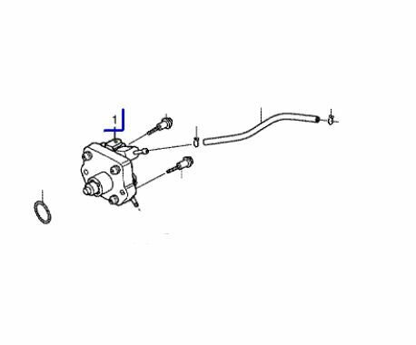 Топливный насос лодочного мотора Honda BF5 AK2/A4; Артикул Honda: 16700ZV1035 (Оригинал)