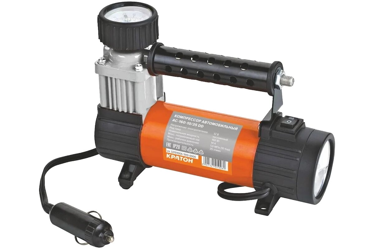 Компрессор автомобильный Кратон AC16010/35DD