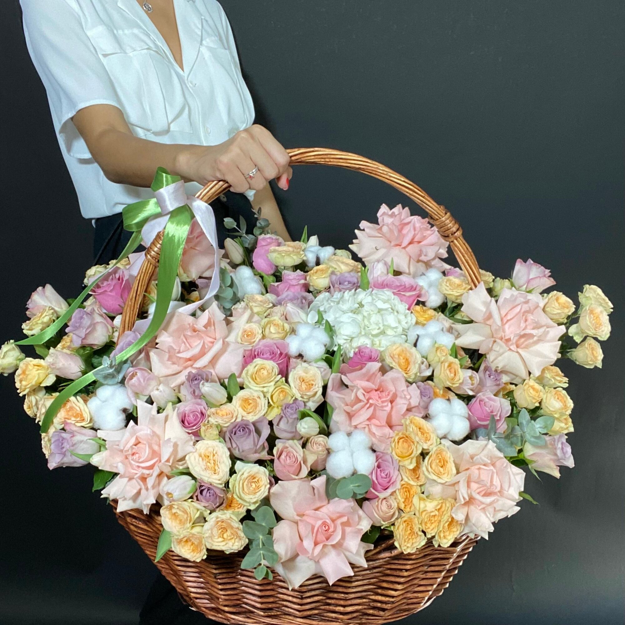 Корзина с цветами