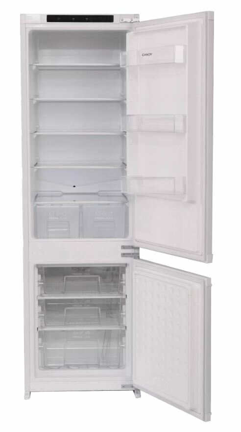 Встраиваемый холодильник CANDY COMBI CBCH7248AIS . Высота 177 см. Инверторный компрессор. Объем 248 л