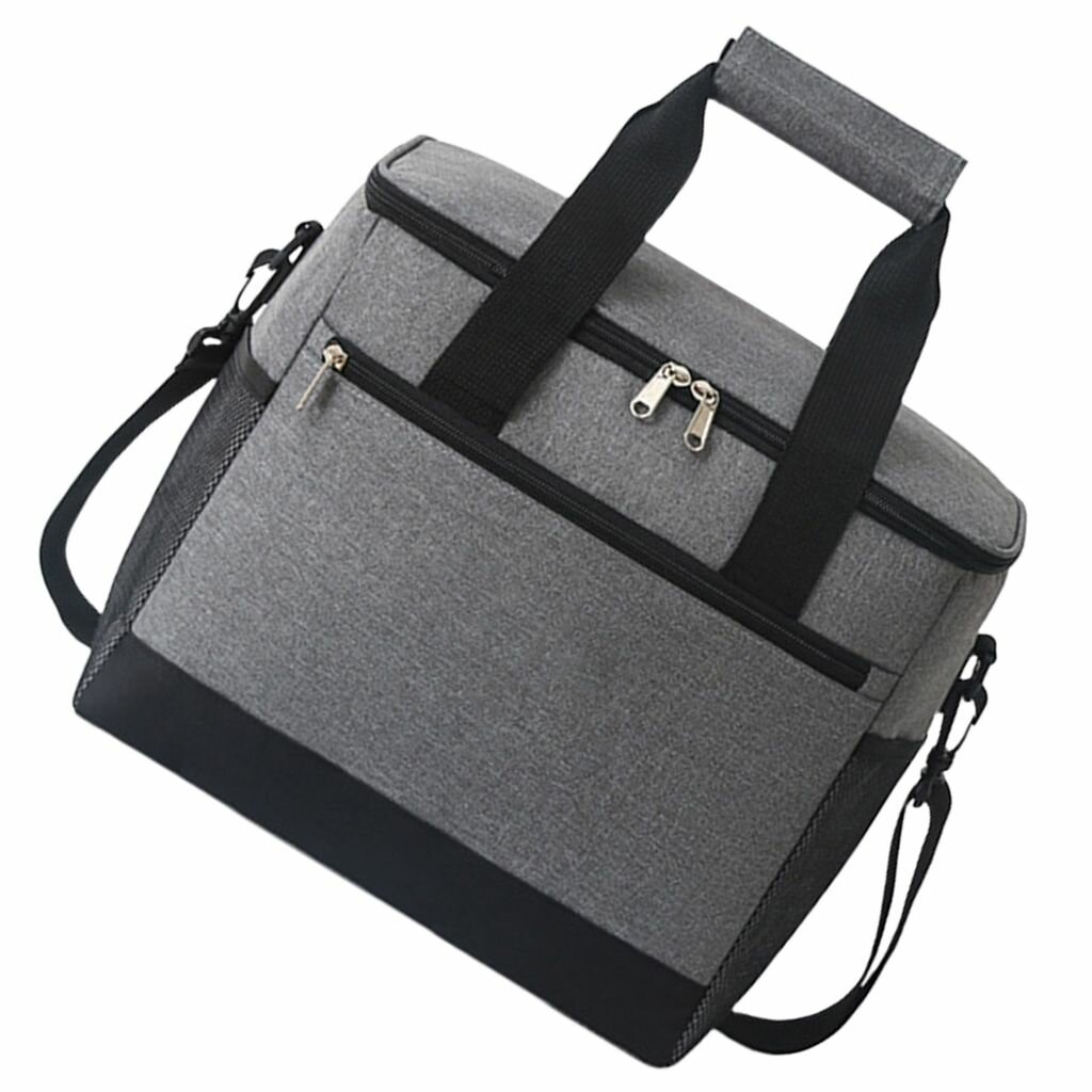 Изолированная сумка-холодильник большой емкости для пикников, кемпинга и активного отдыха. Организованное хранение термосумок обеда на 18 л.