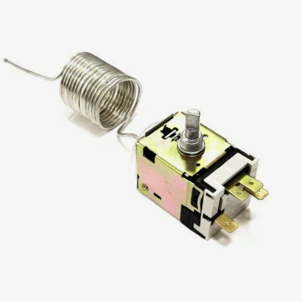 Термостат (терморегулятор) ТАМ-133 длина капиляра 1,3м, 2-х контакт, универсальный, для всех производителей холодильников. Китай