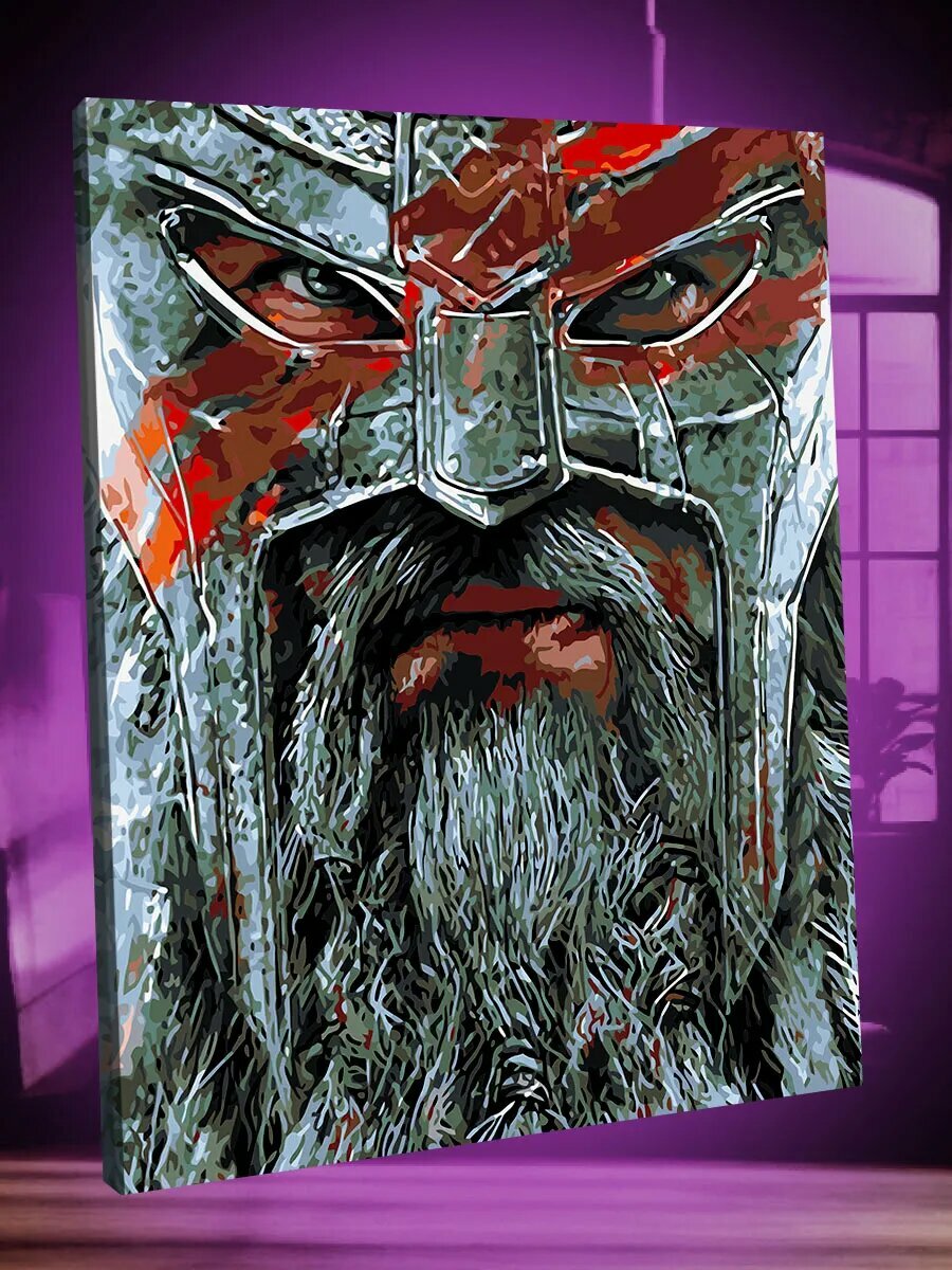 Картина по номерам Скандинавия викинги