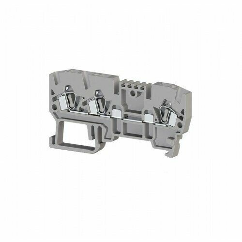 Klemsan 326059 Клеммник пружинный 3-х выводной, 2,5 мм. кв, (серый); YBK 2,5E
