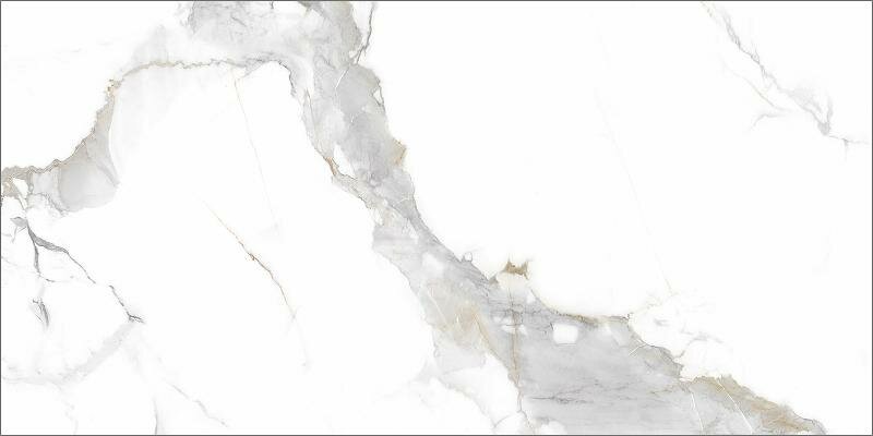 Керамогранит GlobalTile Calacatta Imperial GT Белый GT40806103MR 40x80 см