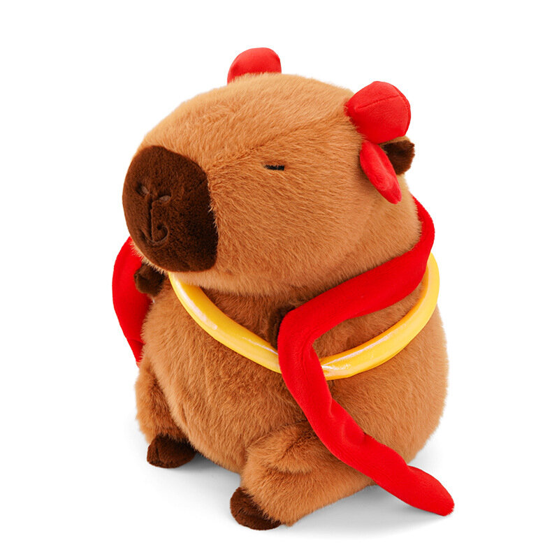 Рождественский подарок Nezha Ao Bing Kapi Bala плюшевая кукла подарок на день рождения кукла капибара