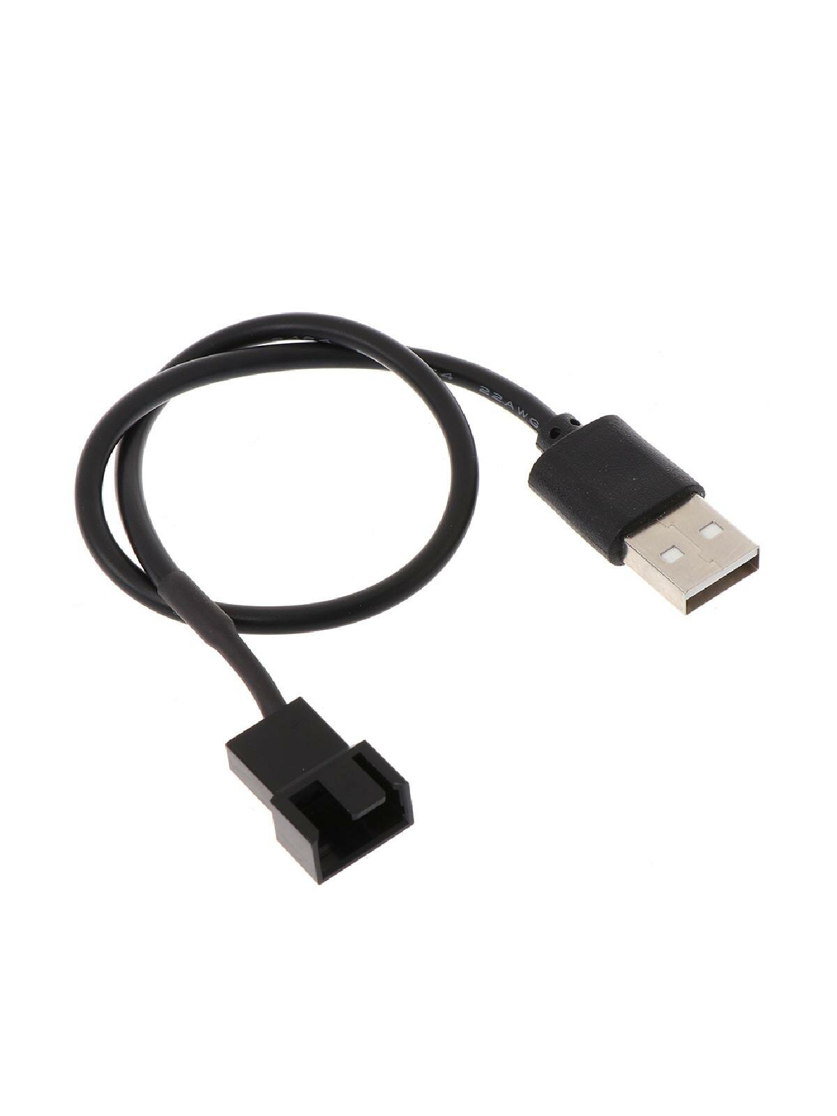 Кабель-адаптер вентилятора от USB к 4PIN