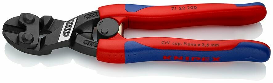 Компактный болторез изогнутый под углом CoBolt KNIPEX KN-7122200SB