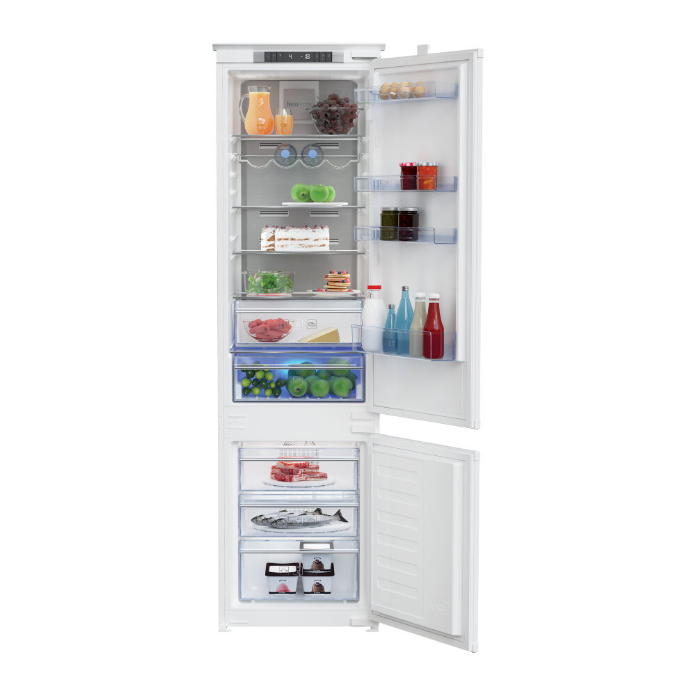 Встраиваемый холодильник Beko BCNA306E2S, 306 л, No Frost, белый