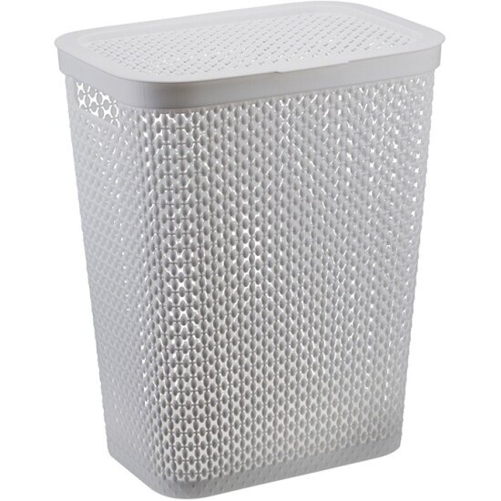 Корзина для белья Idea пирула 35л М 2614 Смоки