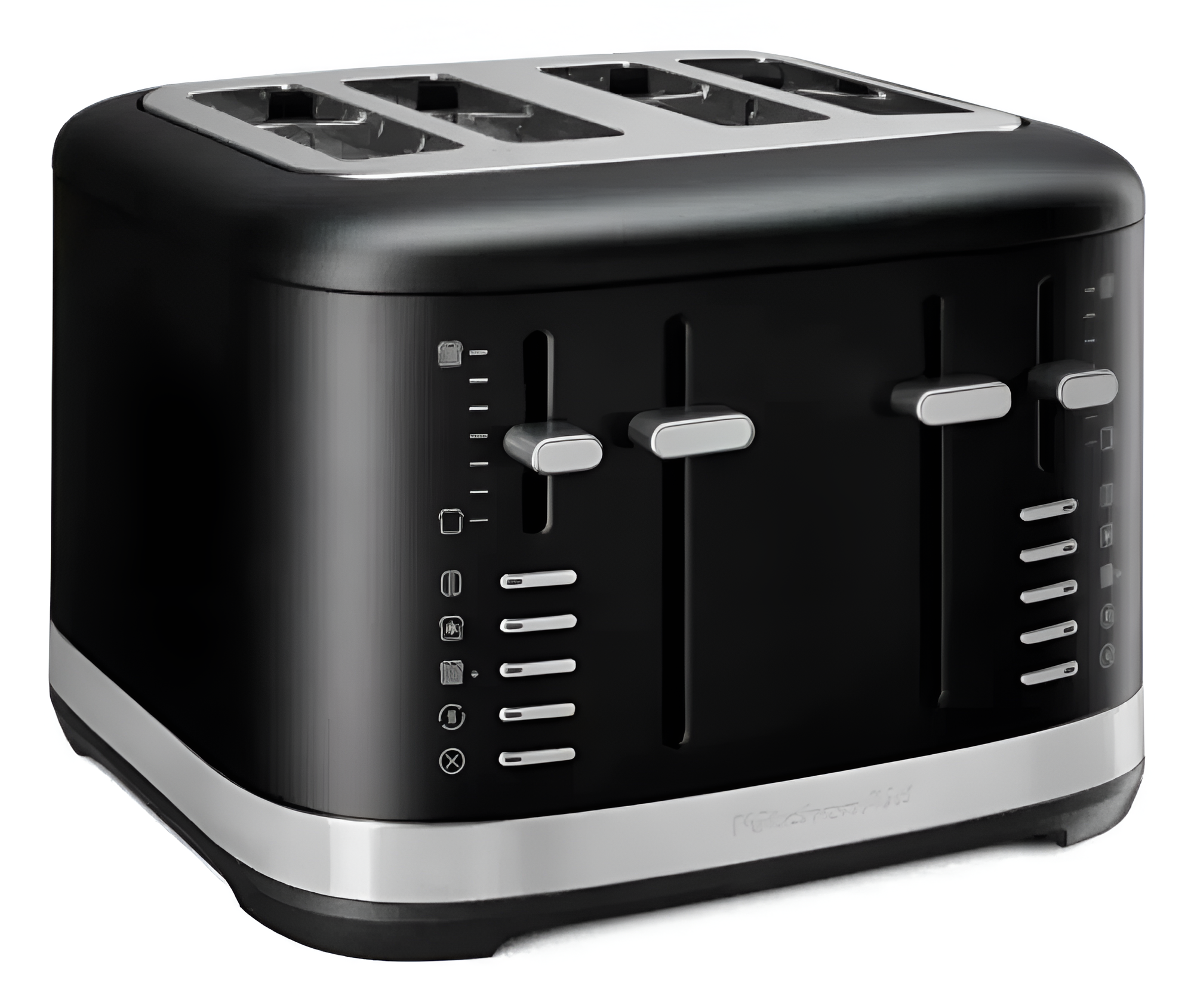 Тостер KitchenAid 5KMT4109EBM, черный/серебристый, механическое управление