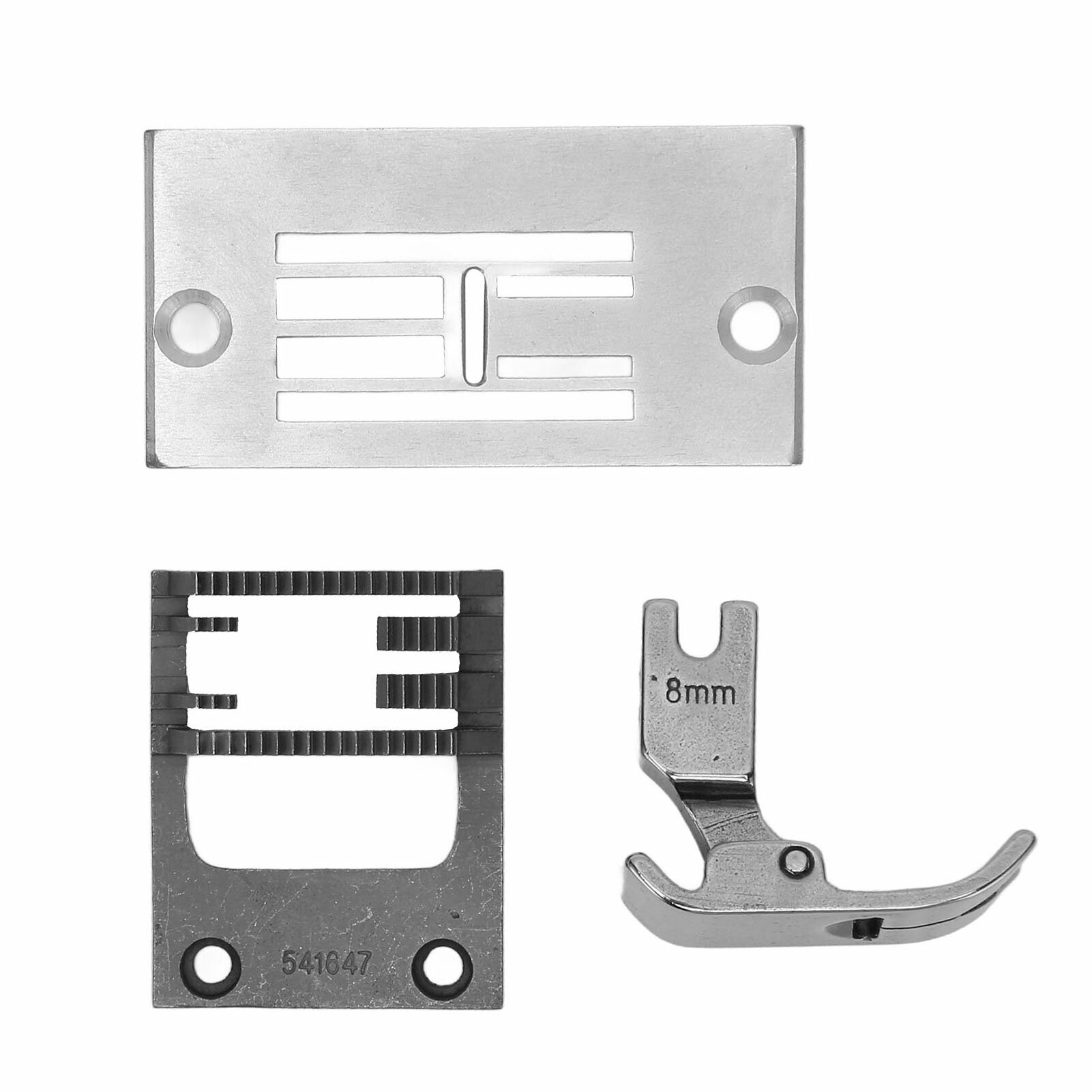 Игольчатая пластина из нержавеющей стали для прочного монтажа с ножом прессера для машины со швейным зигзагом артикул. С набором для игольчатой пластины