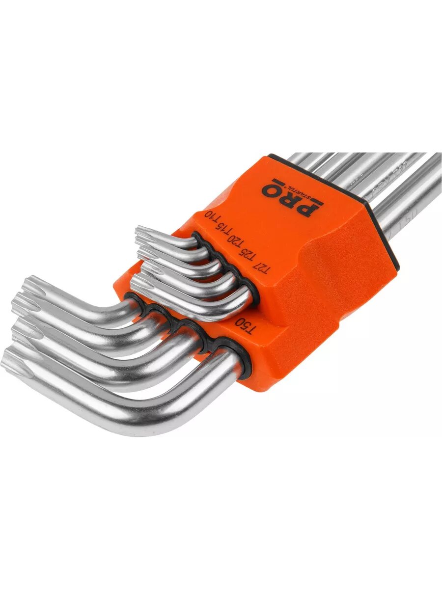 Набор ключей Torx T10-T50 9 предметов длинных PRO STARTUL (PRO-87109)