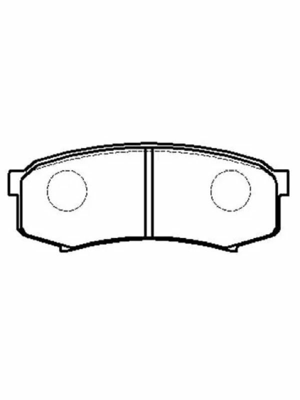 Колодки тормозные дисковые HSB HP5037 задние Toyota Land Cruiser (FJ80, FZJ80) (90-), Land Cruiser Prado (02-); Mitsubishi Pajero 4 (06-)